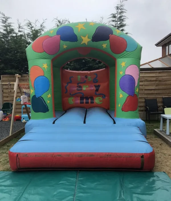 10ft x 12ft Party Theme Bouncy Castle - Party Panda